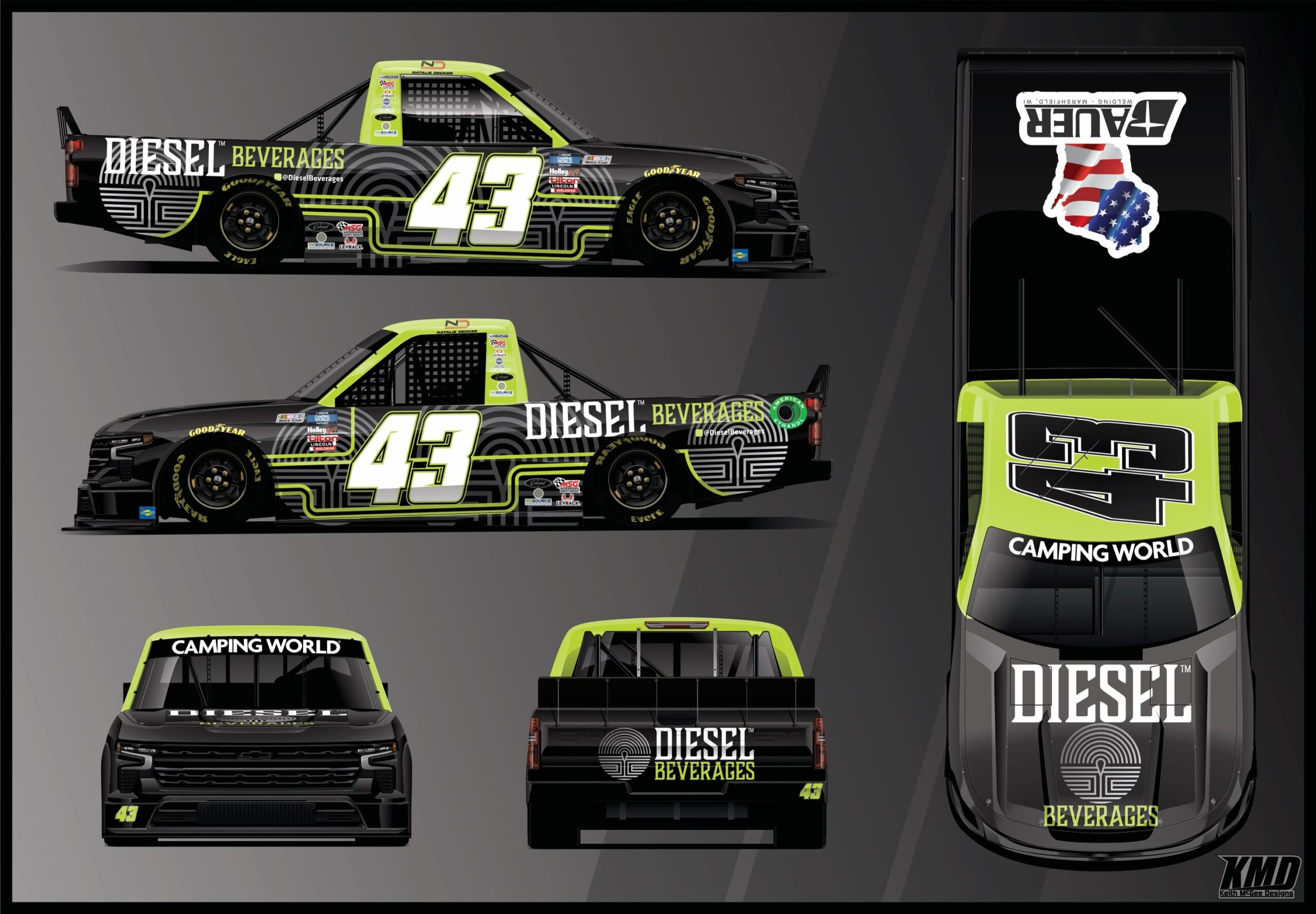 Natalie Decker and her Home State of Wisconsin Take on Talladega ...